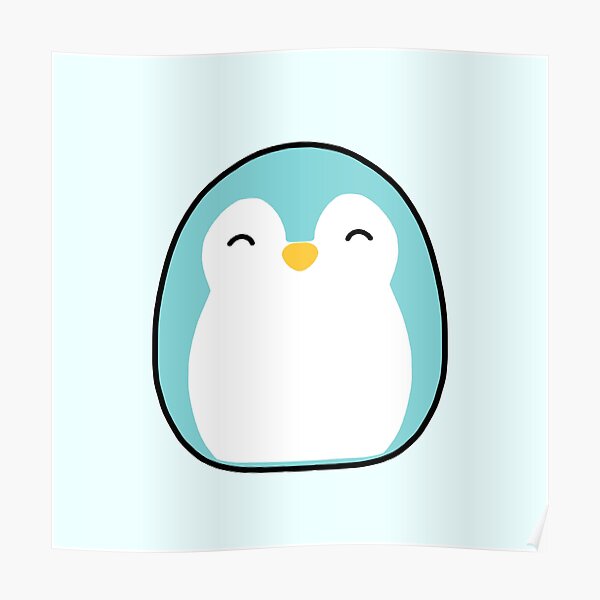 "Light Blue Penguin Squishmallow" Poster for Sale by SquishmallowArt ...