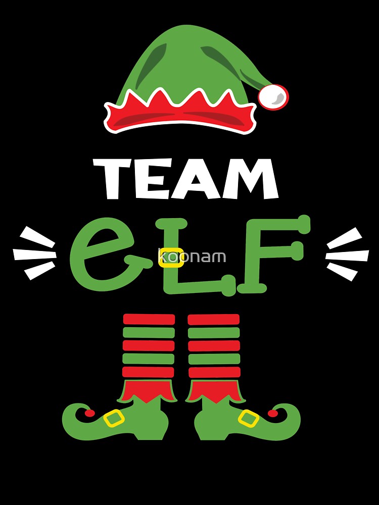"Team Elf" Kids T-Shirt for Sale by koonam | Redbubble