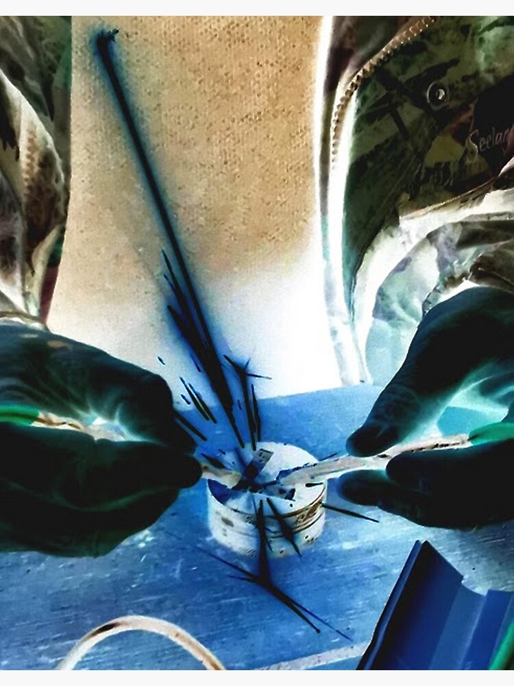 "Dark matter extraction experiment " Sticker for Sale by Demonmushroom ...