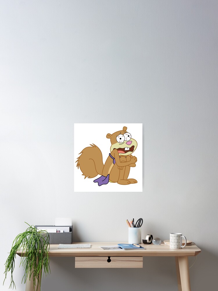 "Squirrel Shaking in the Fetal Position" Poster for Sale by shellysshop ...