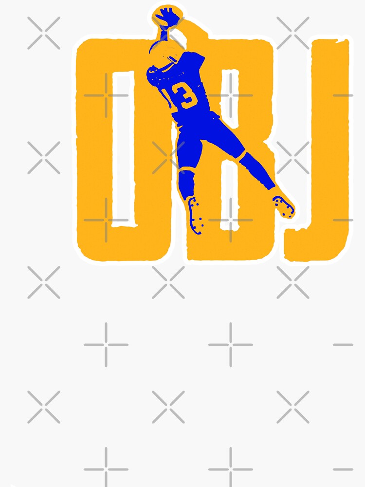 "AIR OBJ LA LOS ANGELES FOOTBALL SHIRT AND STICKER " Sticker by ...