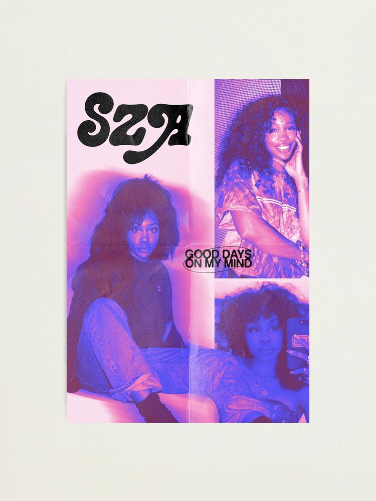 "SZA Good Days Aesthetic" Photographic Print for Sale by ...