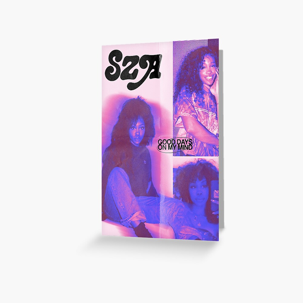 "SZA Good Days Aesthetic" Greeting Card by olivebranchshop | Redbubble