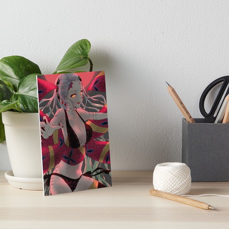 "Daki Demon Slayer Drawing For Otaku" Art Board Print by delfinart ...