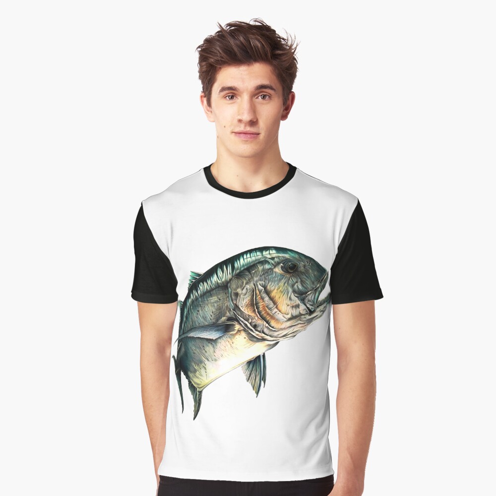 "Giant Trevally" Sticker for Sale by Paul Kyriakides | Redbubble