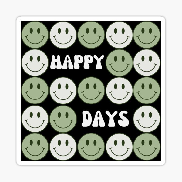 "Happy Aesthetic Quotes" Sticker by brookemiller801 | Redbubble