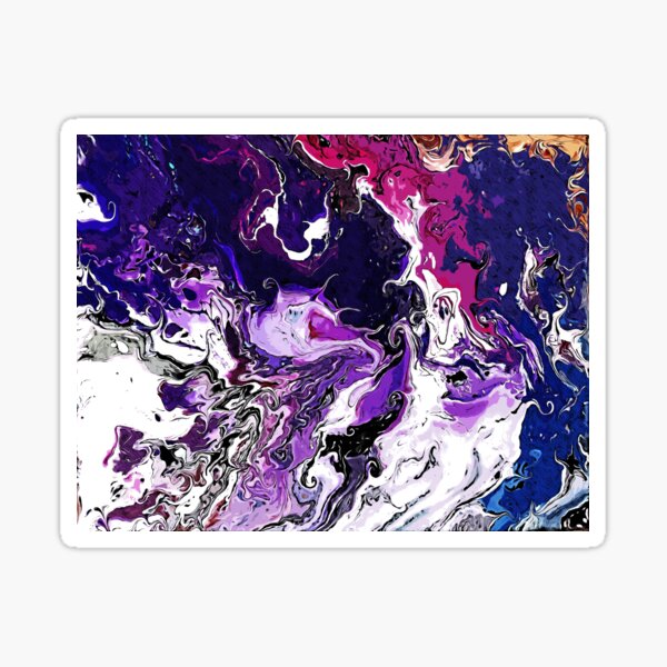 "Color abstract art" Sticker by artdragongift | Redbubble