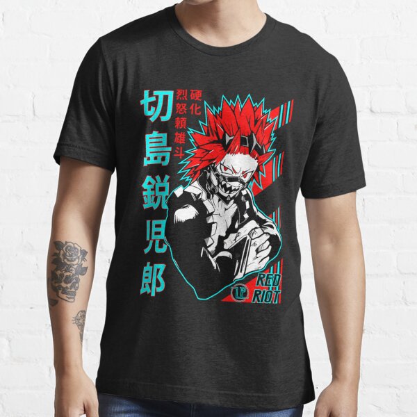 "Eijiro Kirishima M.H.A Anime Boku no Hero Academia" T-shirt for Sale ...