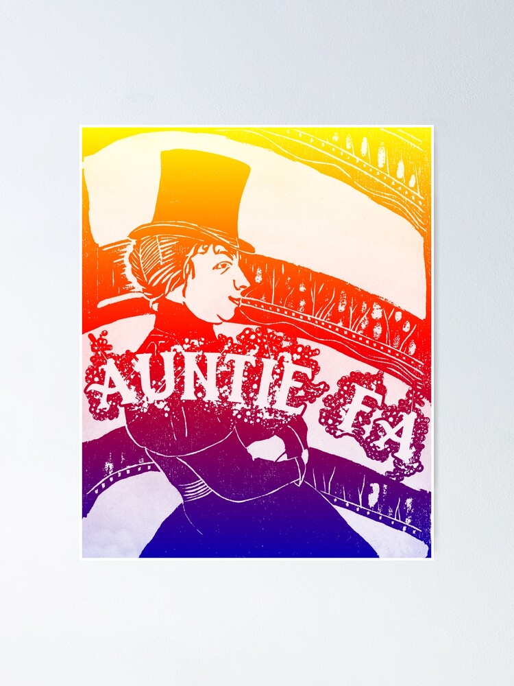 "Auntie Fa In The Box Variant4" Poster for Sale by indiecameo | Redbubble