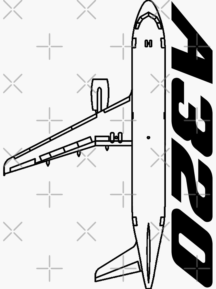Pegatina «Airbus A320» de Joel-Designs | Redbubble