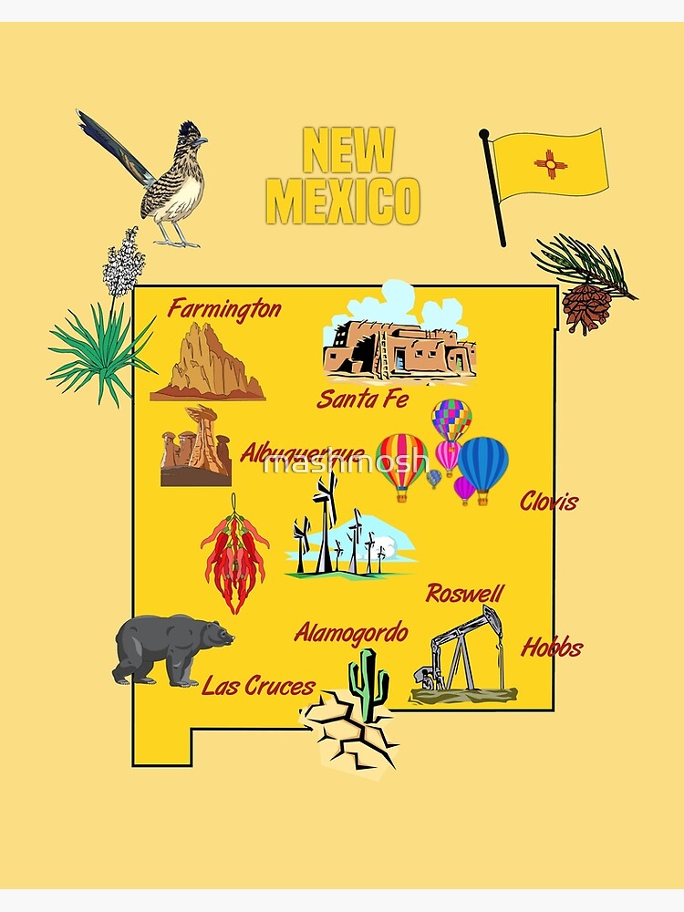 Alamogordo New Mexico Tourism Map