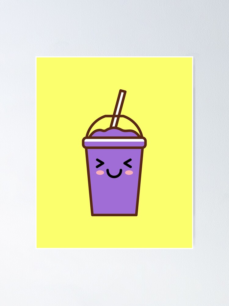 "Kawaii Purple Slushy - Cute Kawaii Slushy" Poster for Sale by 2-Of-A ...