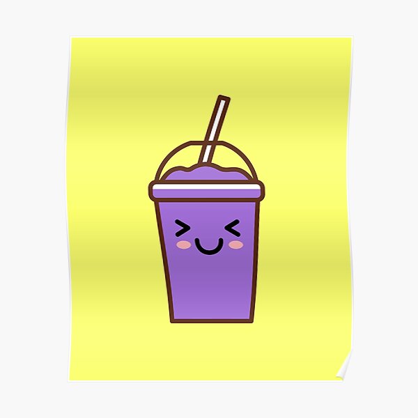 "Kawaii Purple Slushy - Cute Kawaii Slushy" Poster for Sale by 2-Of-A ...