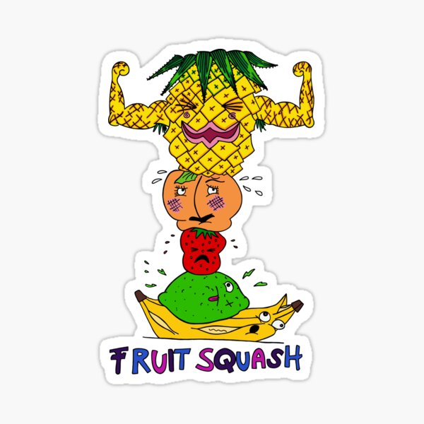 "Fruit Squash" Sticker by MickeyLaLa | Redbubble