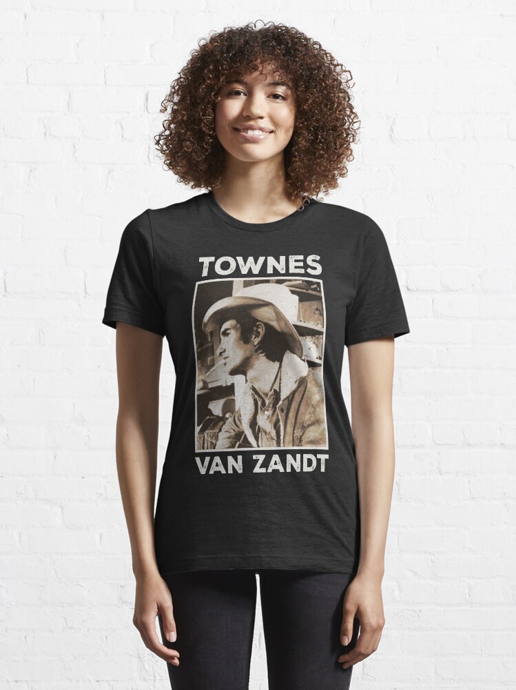 "Retro Outlaw Townes Van Zandt Fan Art" T-shirt for Sale by ...