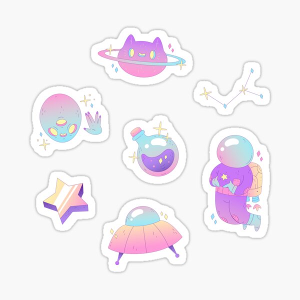 "Space Sticker set" Sticker by sanswagon | Redbubble