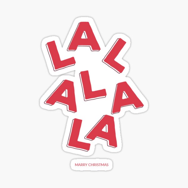 "Lalala greeting card" Sticker by heyho-nathalie | Redbubble