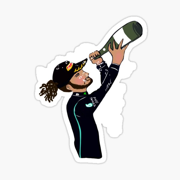 "lewis hamilton" Sticker for Sale by cutedrivers | Redbubble