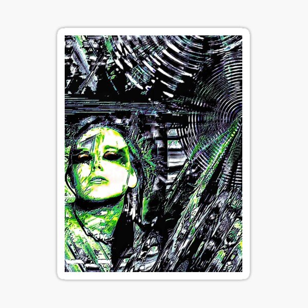 "Dubstep Alien " Sticker for Sale by MRNStudiosArt | Redbubble