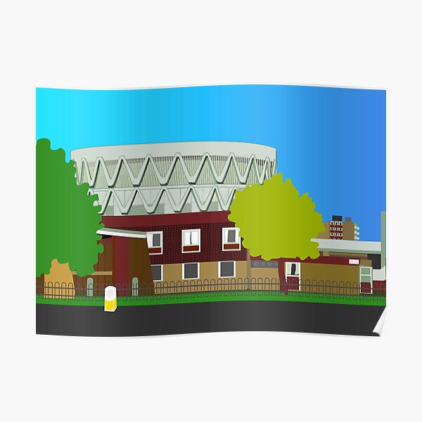 "La Ronde skyline- Billingham" Poster for Sale by juliechicago | Redbubble