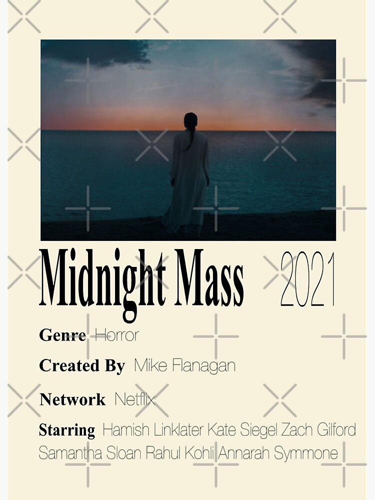 "Great Model Midnight Mass Poster Gift Music Fans" Sticker by Erickkoch ...