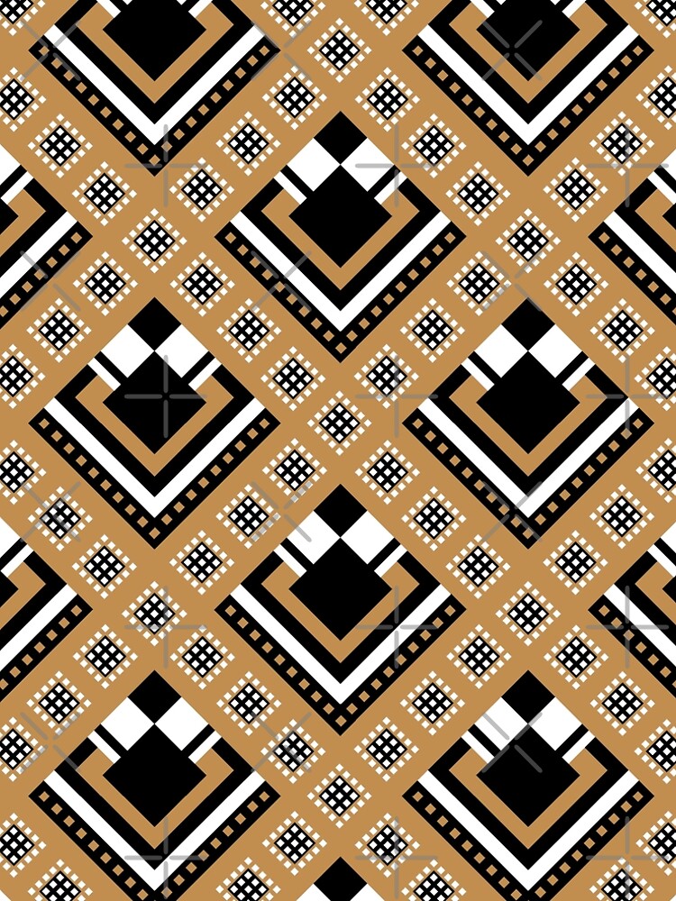 "Zimbabwe | Modified Traditional Retso Pattern( Light Brown, White and ...