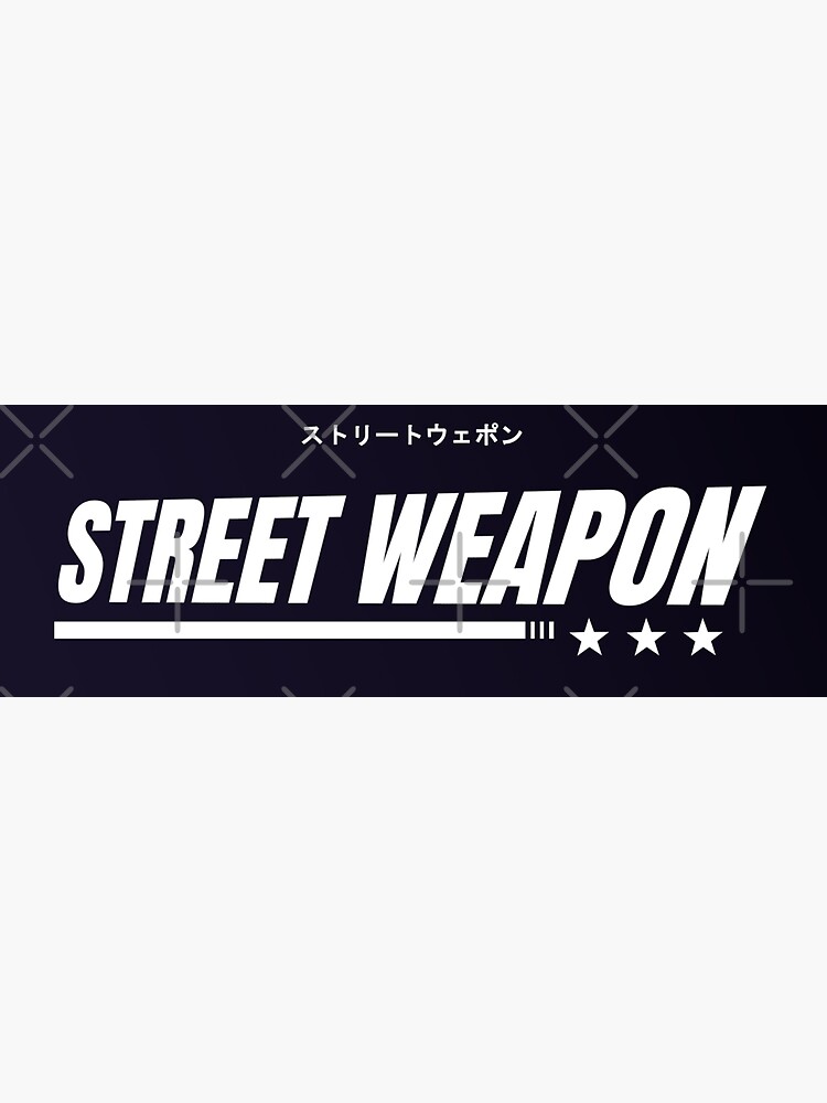 "Street Weapon Slap Sticker" Sticker for Sale by YMONK | Redbubble