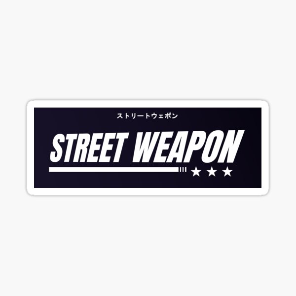 "Street Weapon Slap Sticker" Sticker for Sale by YMONK | Redbubble
