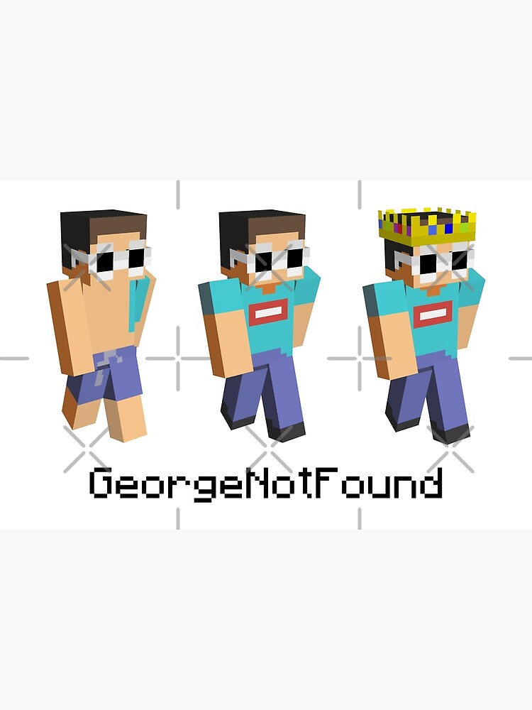 "Gogy Fanart GeorgeNotFound Glasses Clout (Dream SMP Member)" Art Print ...