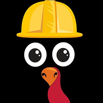 "Engineer Turkey - Thanksgiving Turkey Face " Poster for Sale by ...