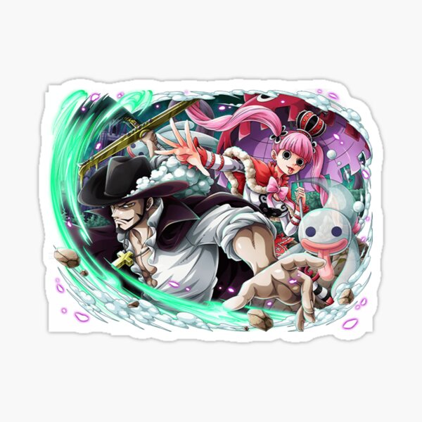 "Dracule Mihawk and Perona" Sticker for Sale by Ryzox | Redbubble