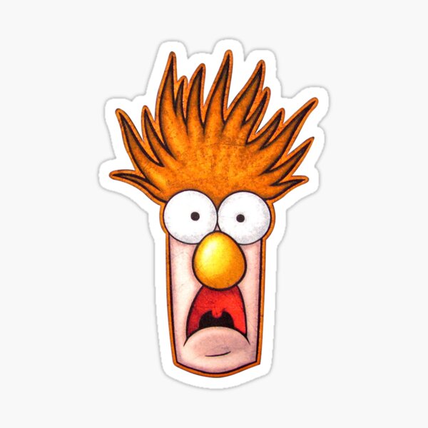 "Beaker" Sticker for Sale by ShaneDraper | Redbubble