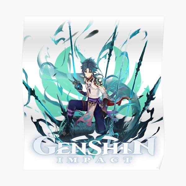 "Genshin Impact Xiao " Poster by kingrina | Redbubble
