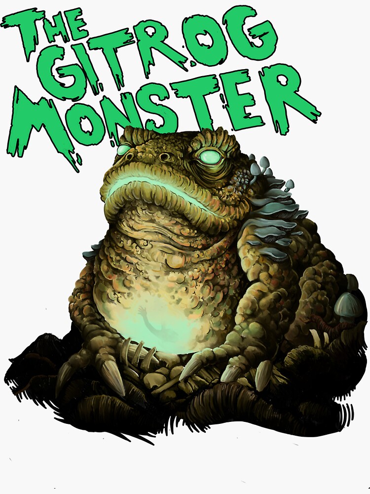"The Gitrog Monster" Sticker for Sale by cochambrator | Redbubble