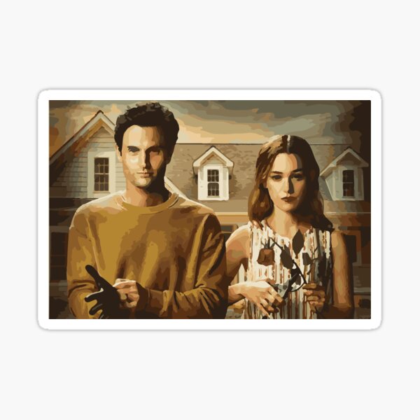 "You - Hello You - Joe Goldberg and Love Quinn Goldberg" Sticker for ...