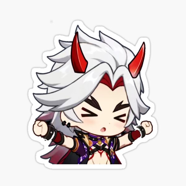"Genshin Impact Arataki Itto Chibi Cute " Sticker for Sale by Omagatoki ...