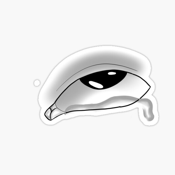 "Eye crying " Sticker by Tammy19 | Redbubble