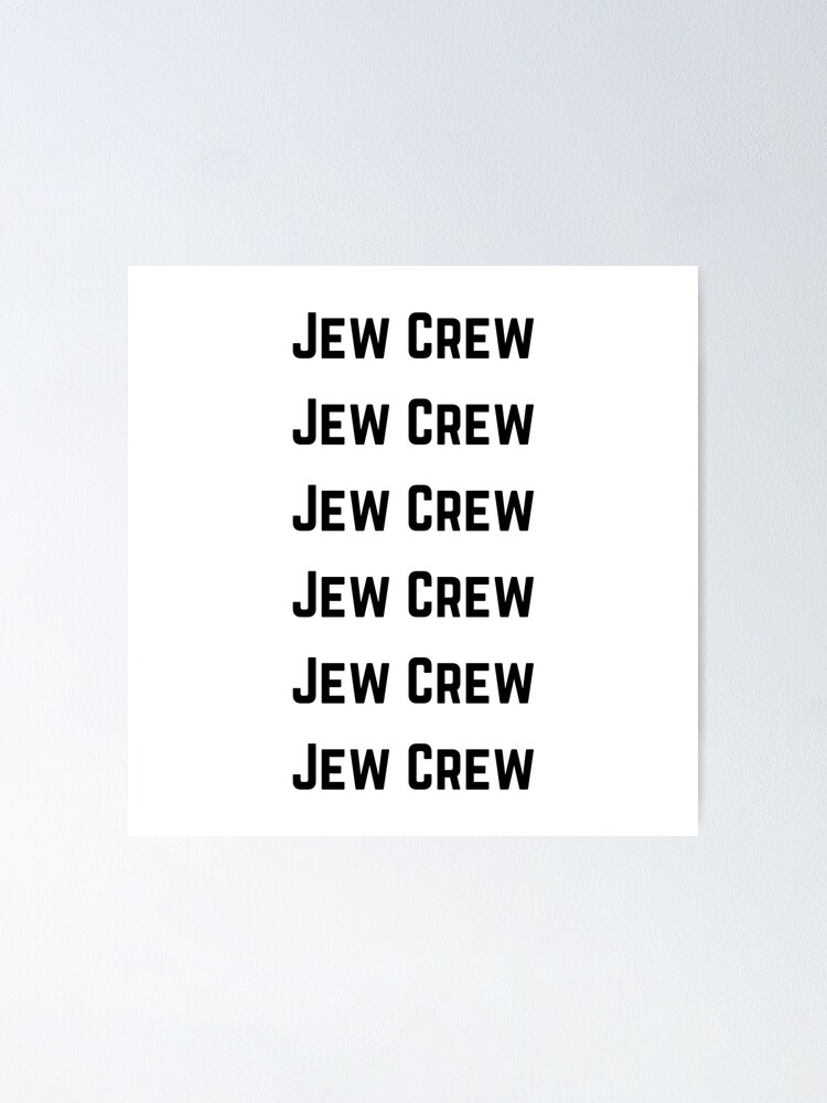 "Jew Crew Variety Pack" Poster for Sale by jreiken | Redbubble