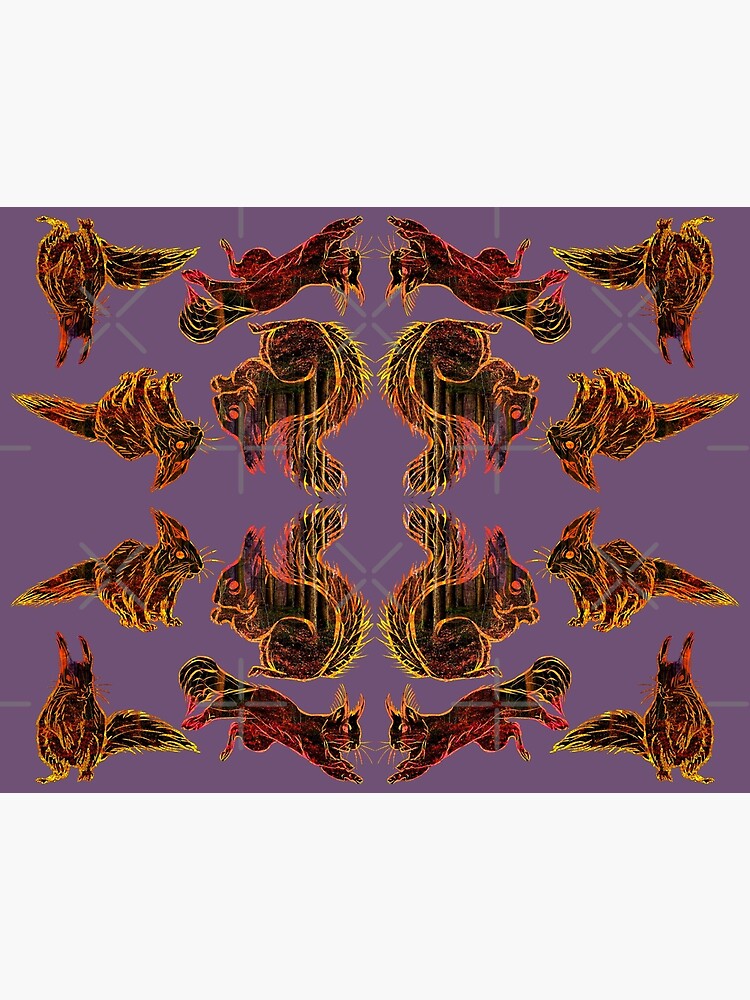 "Mirrored Squirrels" Poster for Sale by LakestoForestCo | Redbubble