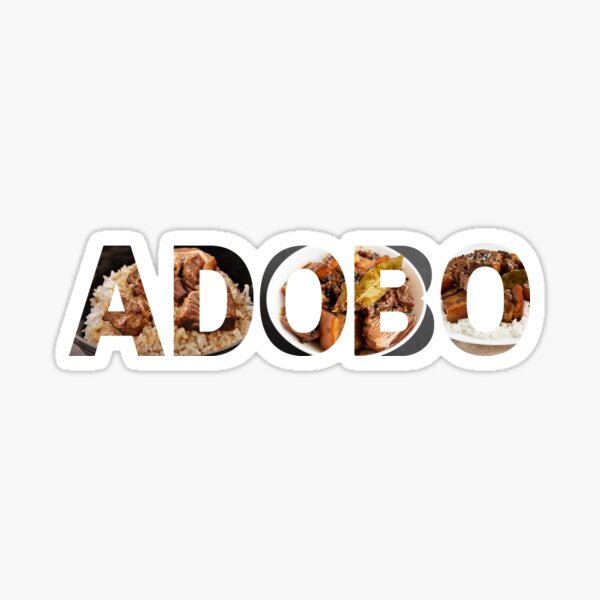 "Filipino Food "Adobo"" Sticker for Sale by pinoyhustle | Redbubble