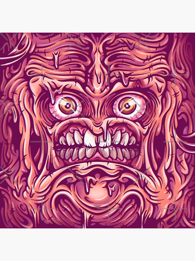 "Slime Face" Poster for Sale by FreshDecay | Redbubble