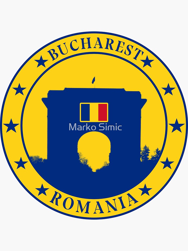 "Bucharest , Bucharest Romania" Sticker for Sale by Mark0S1mic | Redbubble