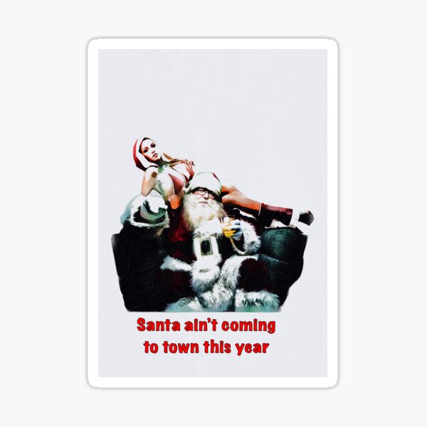 "Santa Christmas Meme" Sticker for Sale by Boztik-Designs | Redbubble