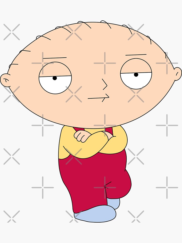 Pegatina «Stewie, dibujos animados, anime, guay» de GoldenFingers11 ...