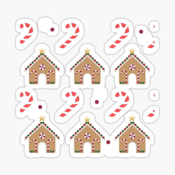 "Traditional Gingerbread Candy Cane Christmas Pattern - Christmas Ideas ...