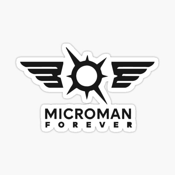 "Microman Forever Logo" Sticker for Sale by Shawn Stephens | Redbubble