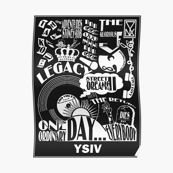 "YSIV Poster (Tracklist) - Logic (Young Sinatra IV)" Poster for Sale by ...