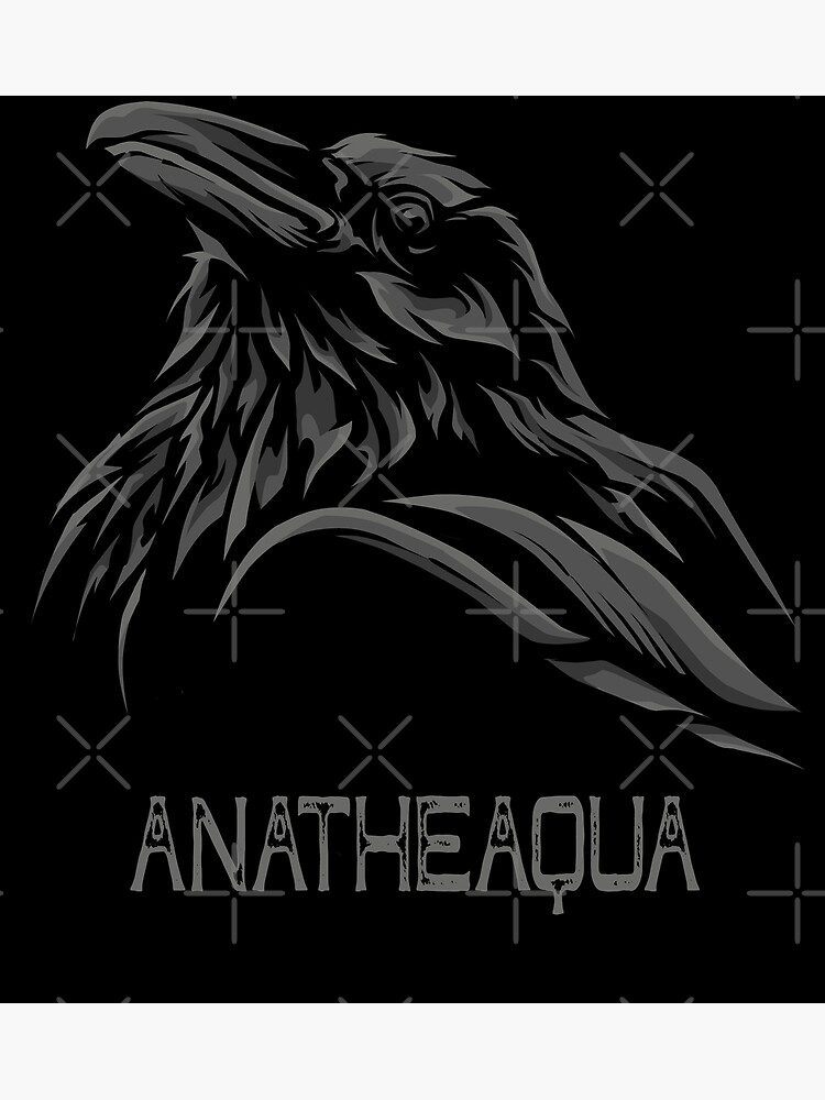 "American Indian Raven Spirit Anatheaqua Tribe Indigenous Raven creator ...