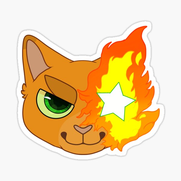 "Firestar Head" Sticker by apple-glass | Redbubble