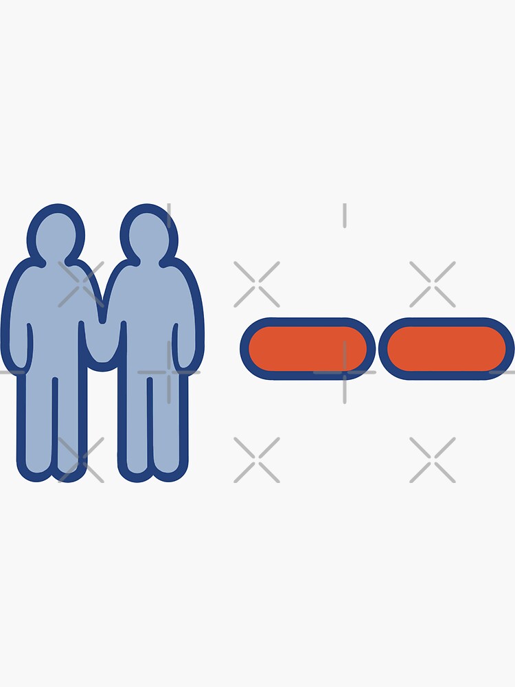 "Negative Relationship " Sticker for Sale by petinmypocket | Redbubble